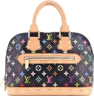 Louis Vuitton Alma Handbag Monogram Multicolor PM satchel - Noir