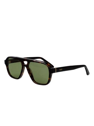 Retro Superfuture lunettes de soleil Maneval &agrave; branche frontale - Marron