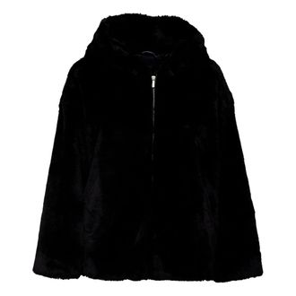 Max Mara Femme, Vestes, Noir, Taille: 40 FR Vestes en fausse fourrure et shearling