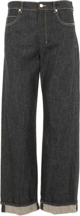 Max Mara Femme, Jeans, Bleu, Taille: 36 FR Chiara Jeans droits