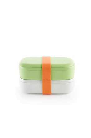 Lékué Lunch Box, ohne Besteck, grün, 1000 ml