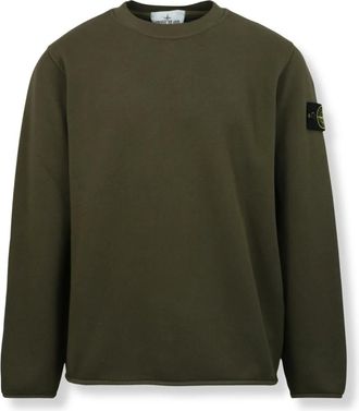 Stone Island Homme, Sweatshirts et sweats &agrave; capuche, Vert, Taille: XL Heavy Cotton Jersey SweaT-shirt