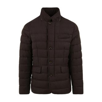 Moorer Brauner Zayn-L Mantel - - Jackets - Herren - Braun - M