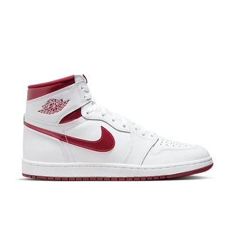 Nike Jordan Retro High Metallic Burgundy Sneakers - - Sport - Herren - Wei&szlig; - 39 EU