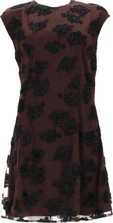Rotate Robe Courte - Marron