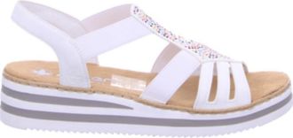 Rieker Damen, Schuhe, Wei&szlig;, 40 EUGr&ouml;&szlig;e