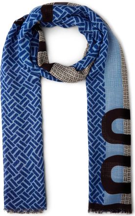 Street One Gemusterter Schal frosted blue A