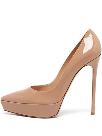 Gianvito Rossi Dasha Pumps mit Plateau - Nude
