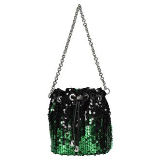 La Carrie Night Ed. Paillettes Small Bucket - - Bags - Damen - Schwarzk - ONE SIZE