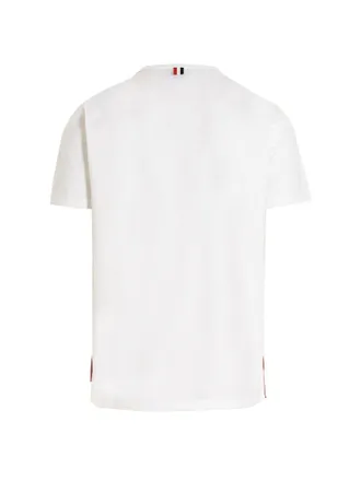 Thom Browne Mens White Cotton T-Shirt