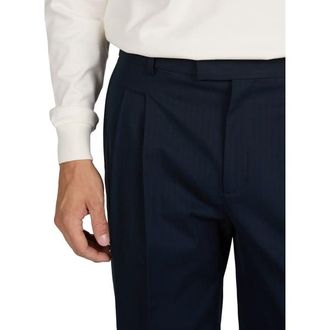 Dr&ocirc;le de Monsieur Pantalon droit Golfeur en coton m&eacute;lang&eacute;