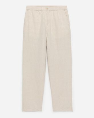 Arket Hose Aus Leinenmix -Beige