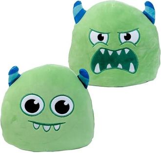 Puckator Squidglys Monstarz Kissen, wendbar, Grün