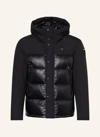 Blauer Daunenjacke Brook schwarz