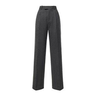 Self Portrait Wide Hosen - - Trousers - Damen - Grau - 2XS