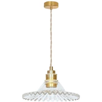 Opjet Opjet - Suspension verre et laiton vintage Dor&eacute; 120