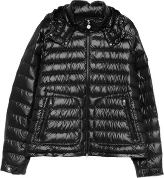 Moncler Kapuzenjacke mit Rei&szlig;verschluss - Schwarz