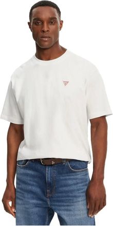 Guess Homme, Tops, Blanc, Taille: XL TShirt MC coton - Guess jeans