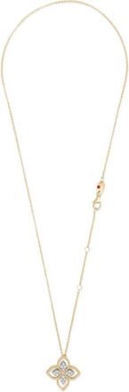 Roberto Coin diamond flower pendant necklace - Gold