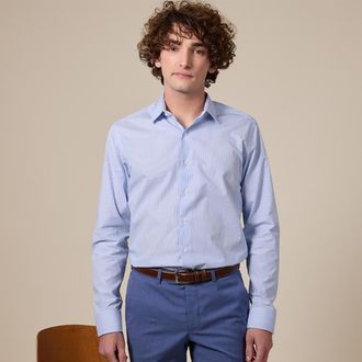Bexley Leondre - Chemise homme bleu ciel et blanc