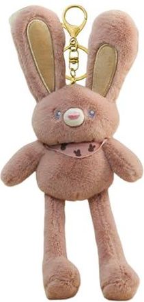 Generico Porte-cl&eacute;s lapin - Peluche de 12 pouces | Charm lapin en peluche : pendentif tendance avec oreilles et membres r&eacute;glables. Cet accessoire animal mignon