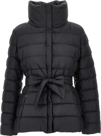 Max Mara Knielanger Mantel - Schwarz