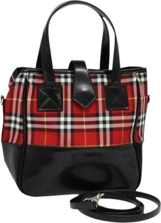 Burberry Sac &agrave; main vintage doccasion - Femme - Pre-owned - Rouge - Taille: ONE Size