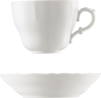 Hutschenreuther Maria Theresia Weiss Caf&eacute; au Lait 2tlg