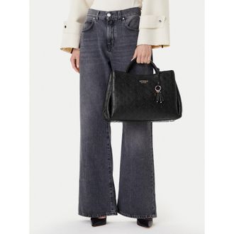 Guess Handtasche Guess Phoebe HWPD96 65070 Schwarz