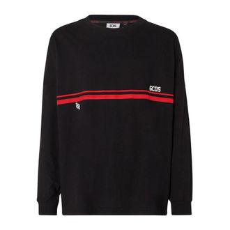 GCDS Low Logo Band Langarm-T-Shirt - - Tops - Herren - Schwarzk - M
