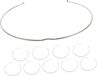 Angoily 10 Stück Teiliges Haltefedern für Einbaustrahler Langlebige Metallclips zur Sicheren Befestigung von Downlights und Spotlights Vielseitig Einsetzbar f