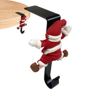 Generic Weihnachtsstrumpfhalter F&uuml;r Kaminsims | Ohne Bohren Kaminsims Girlande Haken | Weihnachten Kamin Haken - F&uuml;r Kr&auml;nze LED Lichterketten Kleine Laternen 