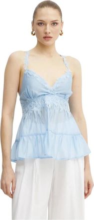 Ermanno Scervino Damen, Oberteile, Blau, LGr&ouml;&szlig;e