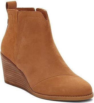 Toms Femme Clare Boots, Cuir Brun Clair Daim, 36.5 EU