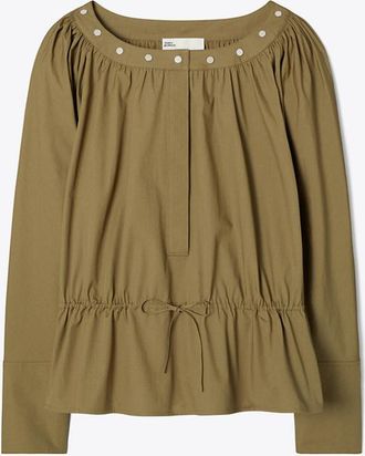 Tory Burch Eingefasstes Baumwolltop