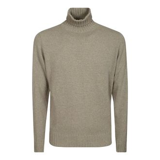 FILIPPO DE LAURENTIIS Homme, Pulls, Beige, Taille: 2XL Pull en Cachemire à Col Roulé avec Bords Côtelés