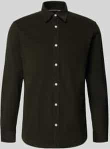 Jack & Jones Slim Fit Freizeithemd aus Cord mit Kentkragen