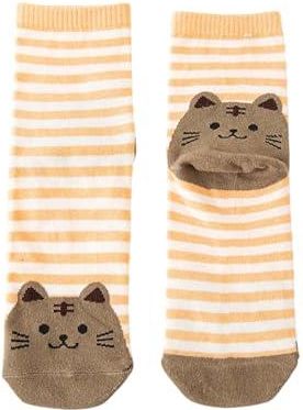 Generic Chaussettes Femme Chaussettes Chaudes Femme Chaussettes Thermiques Femme De Classique Chat Rigolo Imprim&eacute;s Animaux Amusants Mi-Mollet Parfaites Pour F