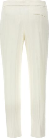 Alexander McQueen Crepe Trousers - Cream