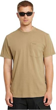 G-Star G-Star Homme T-Shirt Washed Pocket, brun (toggee marte D25963-C756-H218), XL