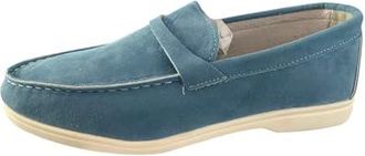 Generic Mocassins d&eacute;contract&eacute;s et confortables pour femme - Couleur unie - Talon plat - L&eacute;gers et respirants - Chaussures classiques &agrave; enfiler pour la marche,