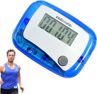 Generic Kalorienzähler - Digitale LCD-Schrittzähler täglich Zielmonitor für Outdoor-Reisen Wandern Abenteuer Sport Senior Training für Innenlauftraining | Wan