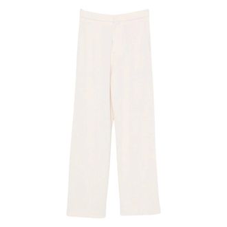 Forte_Forte Straight Pantalons - Femme - Pantalons - Beige - Taille: 36 FR