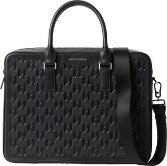 Karl Lagerfeld Crossbody Bags - K/LOOM AKTENTASCHE AUS LEDER - Gr. unisize - in Schwarz - für Damen