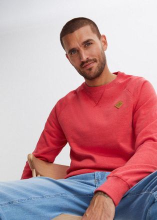 Bonprix Sweatshirt (Packung, 2-tlg) Regular Fit, unifarben, aus Baumwolle und Polyester