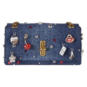 Marc Jacobs Femme, Sacs, Bleu, Taille: ONE Size Mini Double Chain Bag