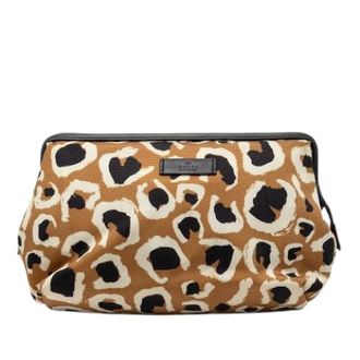 Gucci Pochette en toile imprim&eacute;e Pre-owned - Femme - Pre-owned - Brun - Taille: ONE Size
