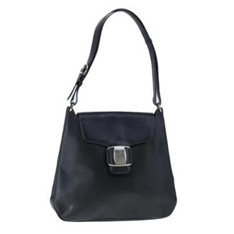 Ferragamo Pre-owned Leder Schultertasche - - Pre-owned - Damen - Schwarzk - ONE SIZE