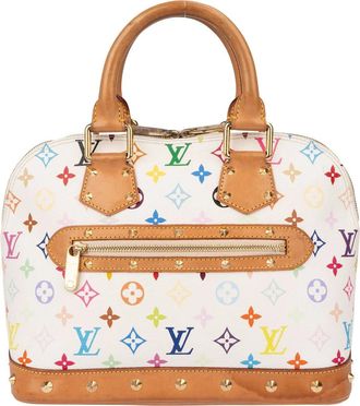Louis Vuitton Crossbody Bags - Louis Vuitton Limited Murakami Multicolor Alma PM - Gr. unisize - in Wei&szlig; - f&uuml;r Damen