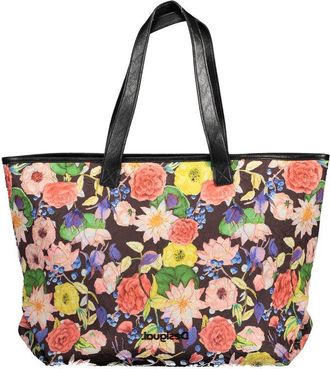 Desigual Schwarze Polyurethan Damenhandtasche